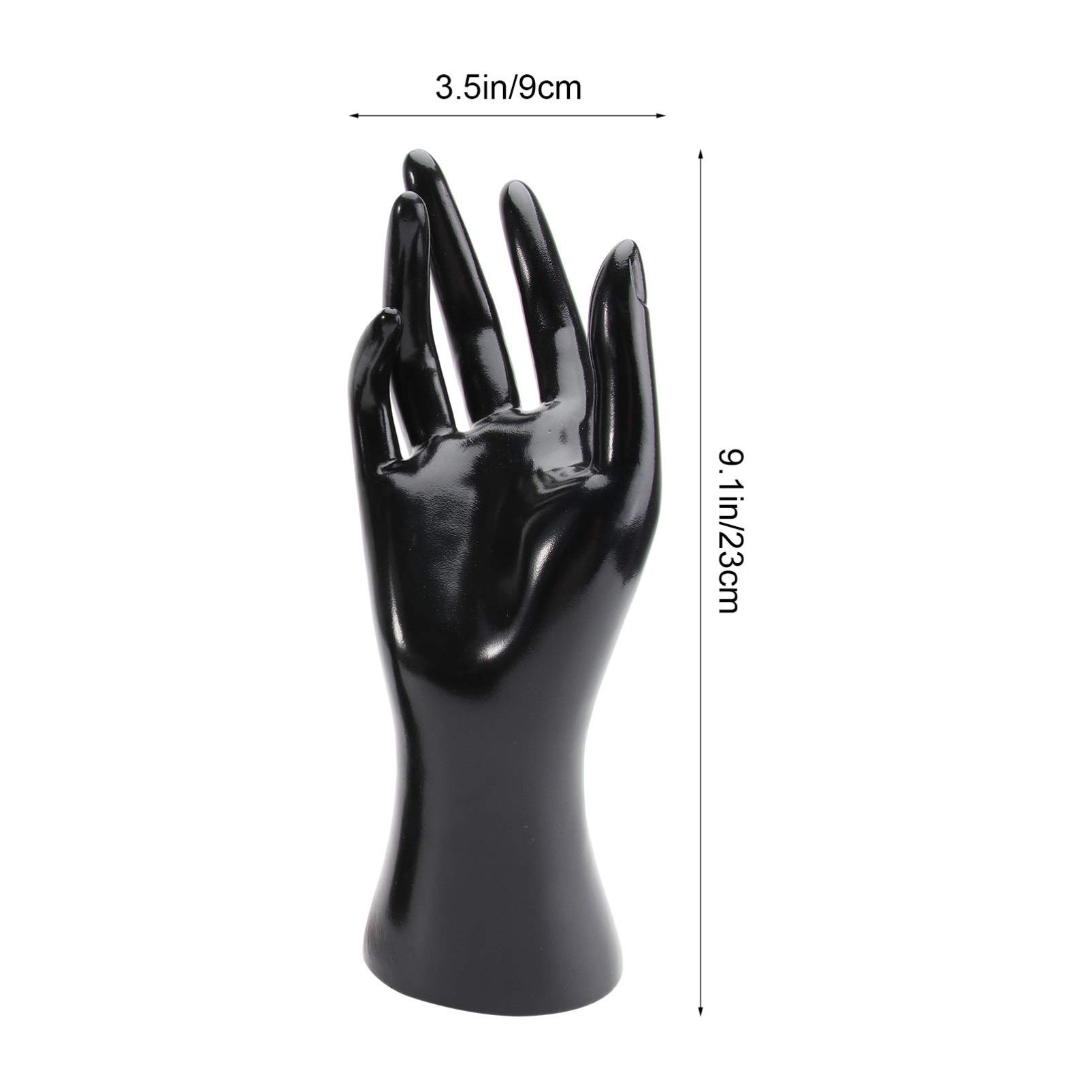 Cabilock 2pcs Necklace Rings Ring Tray Mannequin Hand Form Bracelet Ring Stand Cone Ring Holder Creative Display Stand Jewelry Display Rack Jewelry Organizer Model Bracket Props Desktop