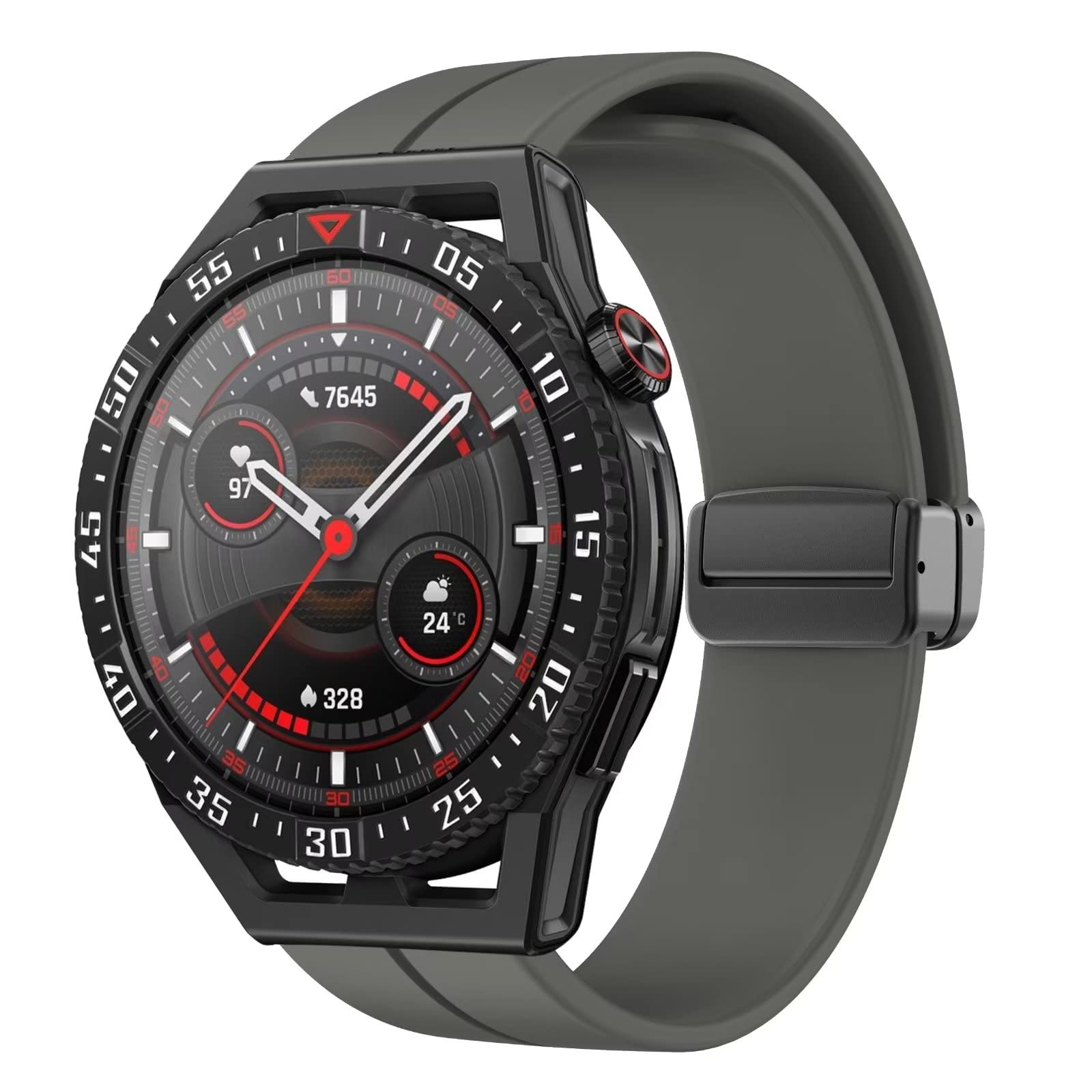 Strap Compatible for Huawei Watch Gt 3 se/Gt 2/3 46mm/Watch 3 Pro/Honor Watch SE Smartwatch Replacement Bands 22mm Silicone Sport Band, for huawei watch GT 3 SE, Silicone, No Gemstone