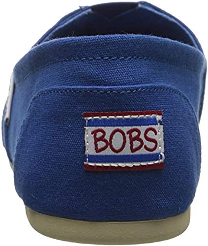 Skechers Women's Bobs Plush Peace and Love Ballet Flat, Royal Blue, 11 M US