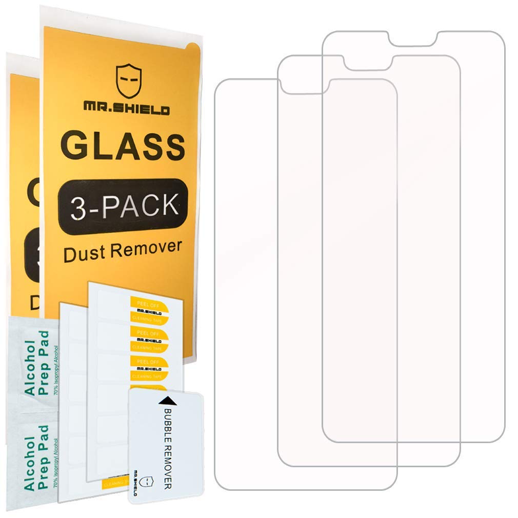 Mr.Shield [3-PACK] Designed For Huawei Honor 8X [Tempered Glass] Screen Protector [Japan Glass With 9H Hardness] with Lifetime Replacement