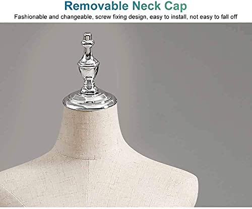 Tailors Dummy Mannequins Female Mannequin & T-Shirt Display Stand, Great for Display Large Clothing Sizes, Use for Craft Shows/Stores/Photos/Projects Dressform Mannequin