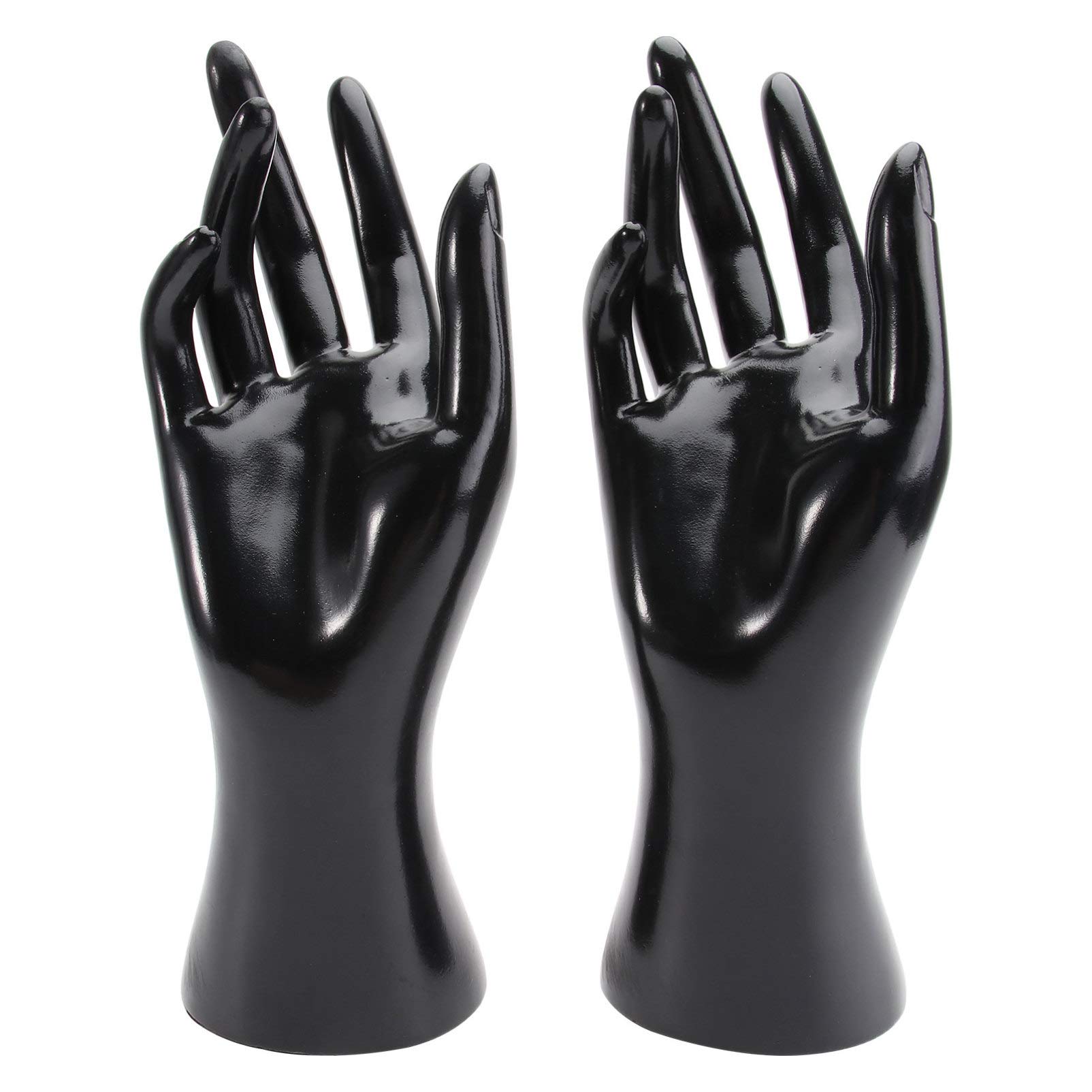 Cabilock 2pcs Necklace Rings Ring Tray Mannequin Hand Form Bracelet Ring Stand Cone Ring Holder Creative Display Stand Jewelry Display Rack Jewelry Organizer Model Bracket Props Desktop