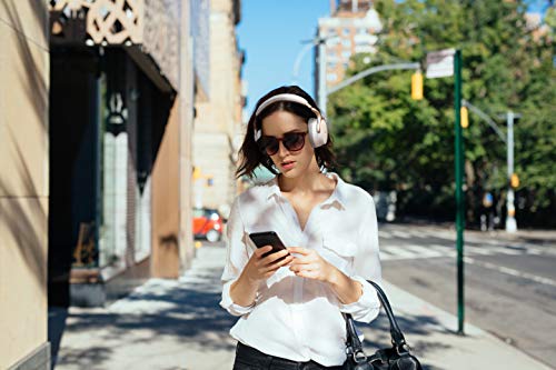 Denon AH-GC25W Premium Wireless Headphones with aptX Bluetooth | Hi-Res Audio Quality | Up to 30 hours of Wireless Use | Designed for Comfort | Battery-saving Auto-Standby Mode | White