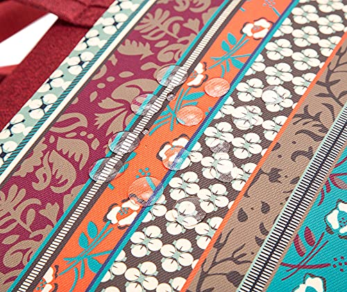 Kinmac Laptop Messenger Shoulder Case Bag Computer Briefcase For MacBook Air/Pro 13 inch,iPad Pro 12 inch,MacBook Pro 14 inch and 13 inch - 14 inch Laptop (Bohemian)