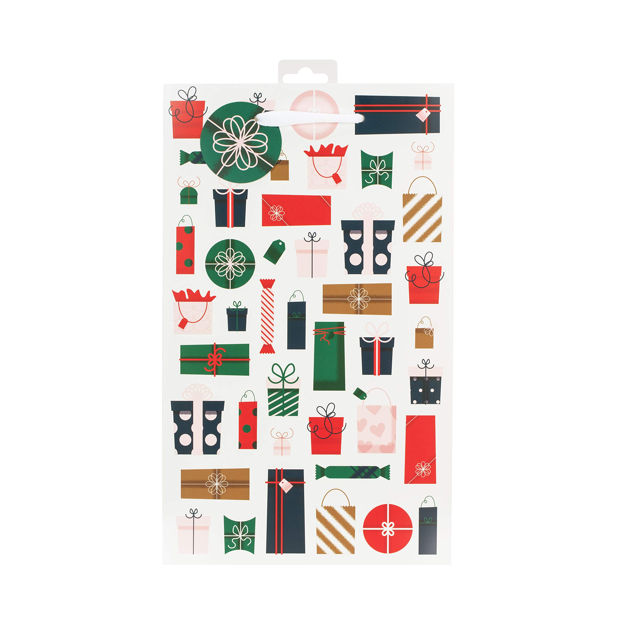 Cakewalk (Bags) Holiday Presents Double-Bottle Cakewalk Wine Bag, One Size