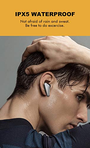 Astren Zyre True Wireless Earbuds β Ergonomic Bluetooth Earbuds with Rotating Charging Case β Noise-Cancelling Waterproof Bluetooth Earbuds β Comfortable and Lightweight Earbuds with Mic (Black)