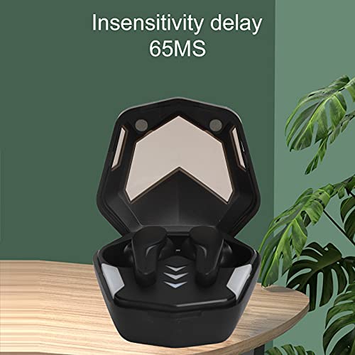 EBTOOLS Wireless Headphones, Bluetooth 5.1 Earphones Noise Canceling Sport Headphones, Wireless Earbuds with Microphone(Black)