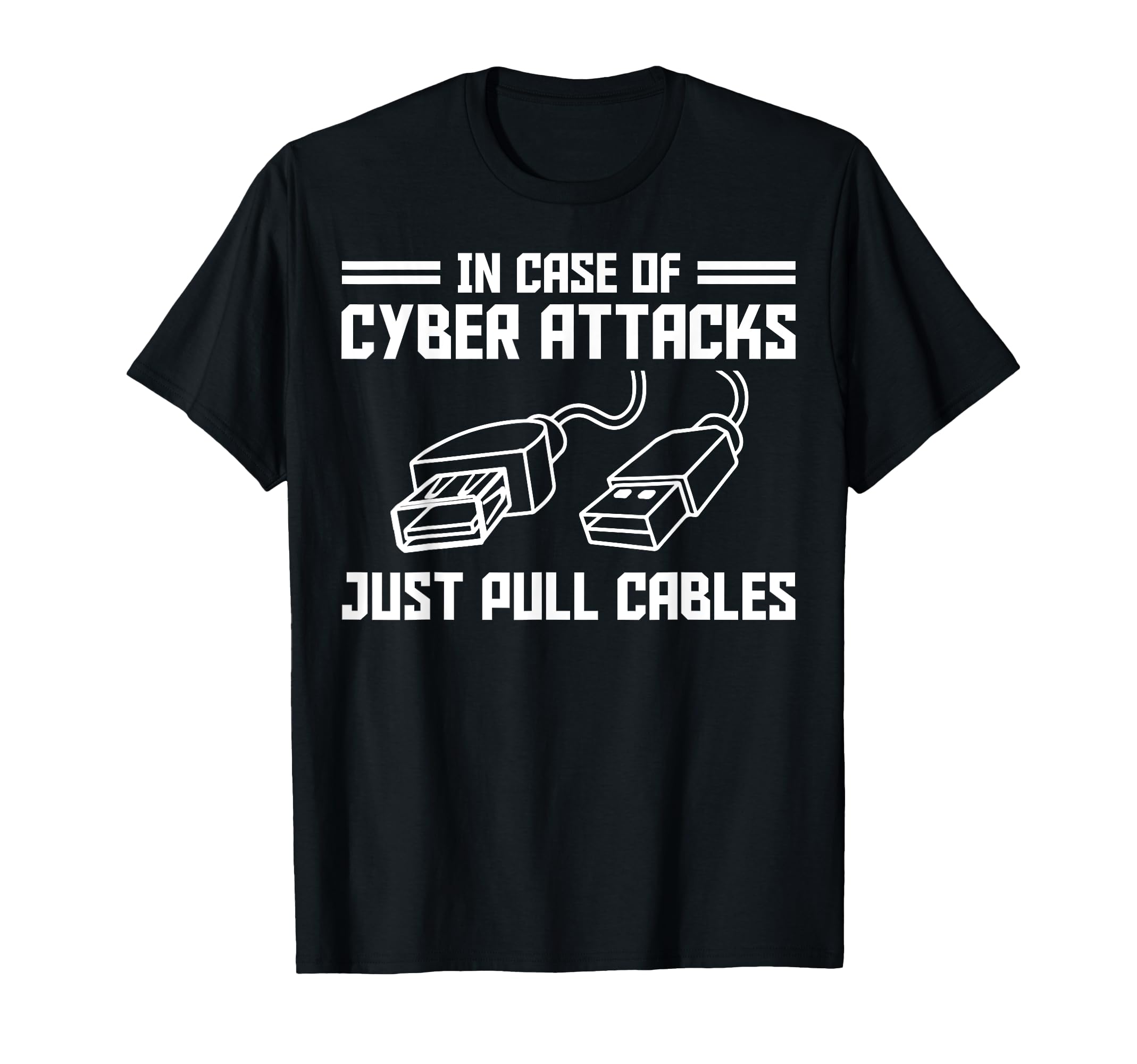 Tech Support Help Desk IT Call Center Agent Cyber Attacks T-Shirt