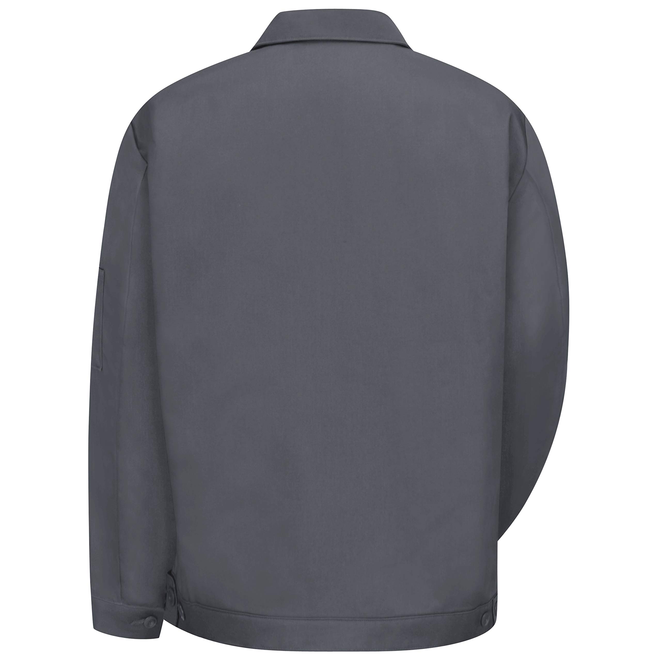 Red Kap Men's Slash Pocket Quilt-Lined Jacket, Charcoal, Large