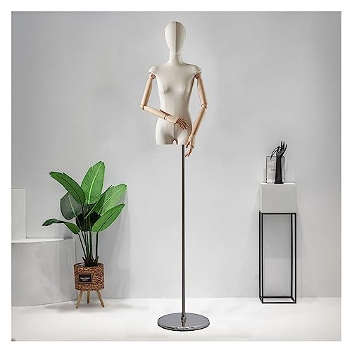 Female Dress Form Female Dress Form Mannequin Torse, Display Mannequin Body With Anti Fingerprint Base, Adjustable Height 70-94 Inch Mannequins Sewing Torso For Dress Jewelry Display Female Dress Form