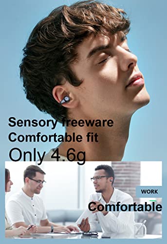 Ear-Clip Bone Conduction Headphones Bluetooth 5.3, Painless Wireless Open Ear Clip on Headphone,Waterproof Mini Sport Running Earring Earphone, Noise Cancelling/HiFi Quality/Long Battery Life