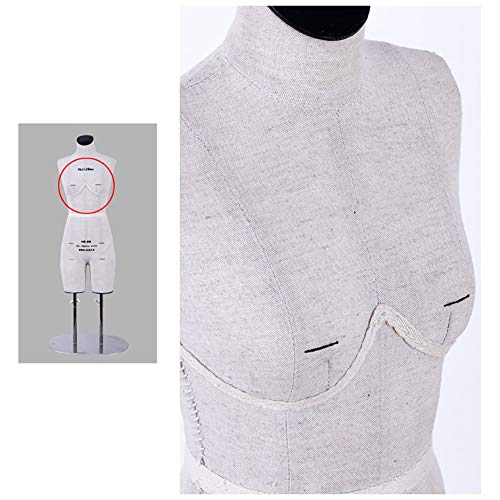 Tailors Dummy Mannequins Small Female Tailor Dummy, 1:2 Scale Dress Form Mannequin Dressmakers Manikins Adjustable Height Decoration Accessories Dressform Mannequin
