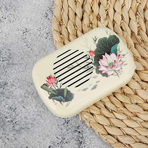Zerodis Mini Buddha Music Player Machine Buddhist Chanting Player Praying Song with 22 Buddhist Songs(Jujube Red)(Milky White)
