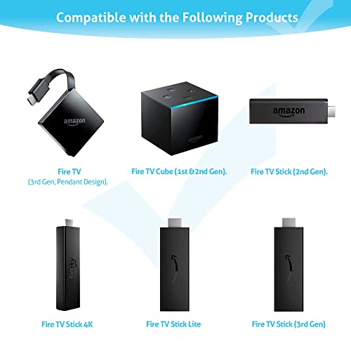 Replacement Voice Remote Control with Voice Function Fit for Fire TV Cube/Fire TV Stick 4K/Fire TV 3rd Gen/Fire TV Stick Lite(L5B83H)