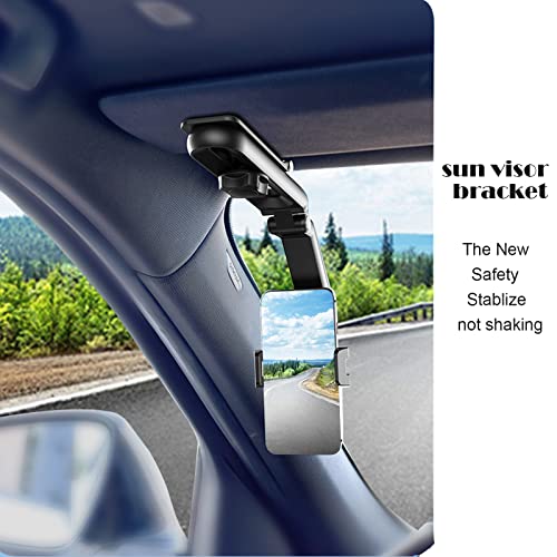 qumHmup Car Phone Holder Mount,360°Rotatable Retractable Car Phone Holder,Multifunctional Adjustable Mount Cell Phone Holder for Car,Universal Phone Holder for Mobile Phones