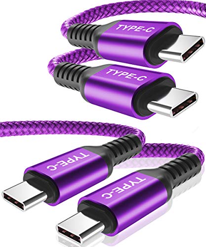 Basesailor USB Type C to C 100W Cable 10ft/2Pack,Power Delivery Fast Charging PD Charger Cord for MacBook Mac Pro,iPad Air 4 5 4th 5th Mini 6 6th Generation,Samsung Galaxy Note S23 20 S20 S21 21 S22