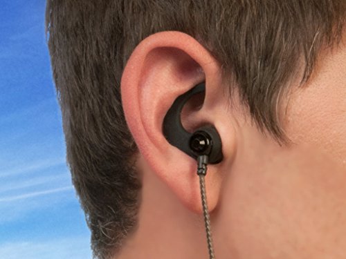 Far End Gear BudLoks Earphone Sport Grips for in-Ear and Ear Canal Earbuds, Black