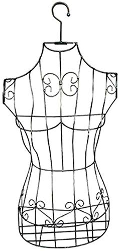 Tailors Dummy Mannequins Female Mannequin Torso Half Body Wall-Mounted Dress Form Metal Wire Frame for Designers Display, 3 Colors Dressform Mannequin