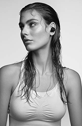 Kygo Life E7/900 | Bluetooth Earbuds with Charging Case, IPX7 Waterproof Rating, Built-in Microphone, Autopairing with Comply Foam Tips (Black)