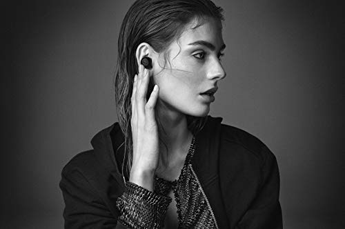 Kygo Life E7/900 | Bluetooth Earbuds with Charging Case, IPX7 Waterproof Rating, Built-in Microphone, Autopairing with Comply Foam Tips (Black)