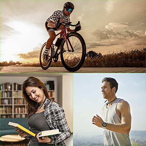 Neckband Bluetooth Headphones,COZOO Bluetooth Wireless Earbuds Neckband Waterproof Sports Earphones w/Mic,HiFi Stereo in-Ear Magnetic Noise Cancelling Earbuds,Acc/ENC Dual Audio Decoding,23H Playtime