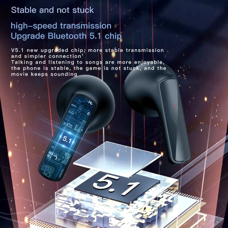 Wireless Earbuds Bluetooth Headphones with Wireless Charging Case IPX4 Waterproof Stereo Earphones in-Ear for SPOR