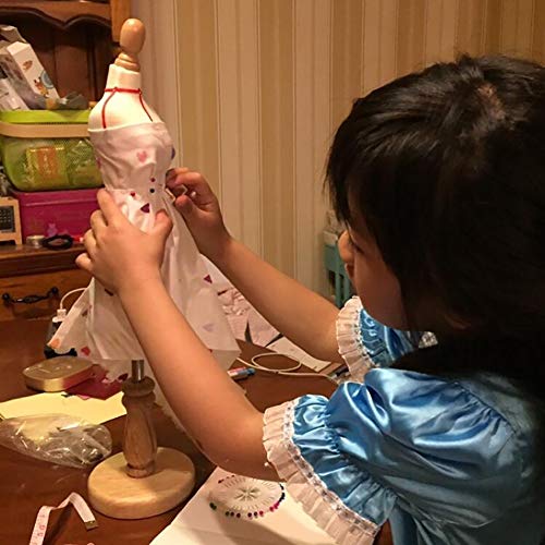 Tailors Dummy Mannequins 1:2 Scale Small Dressmakers Dummy Famale, Tailor Manikins Doll Dress Form Display, Dollhouse Accessories Decoration Dressform Mannequin