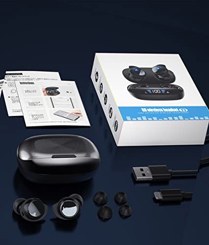 Wireless Earbuds, Bluetooth 5.3 Headset with Dual LED Display, in-Ear Bluetooth Earphones IP7 Waterproof Headphones for Sport,Workout,Gaming