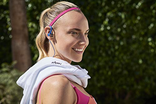 JBL Reflect Contour 2.0 - In-Ear Wireless Sport Headphone with 3-Button Mic/Remote - Blue (JBLREFCONTOUR2UAM)