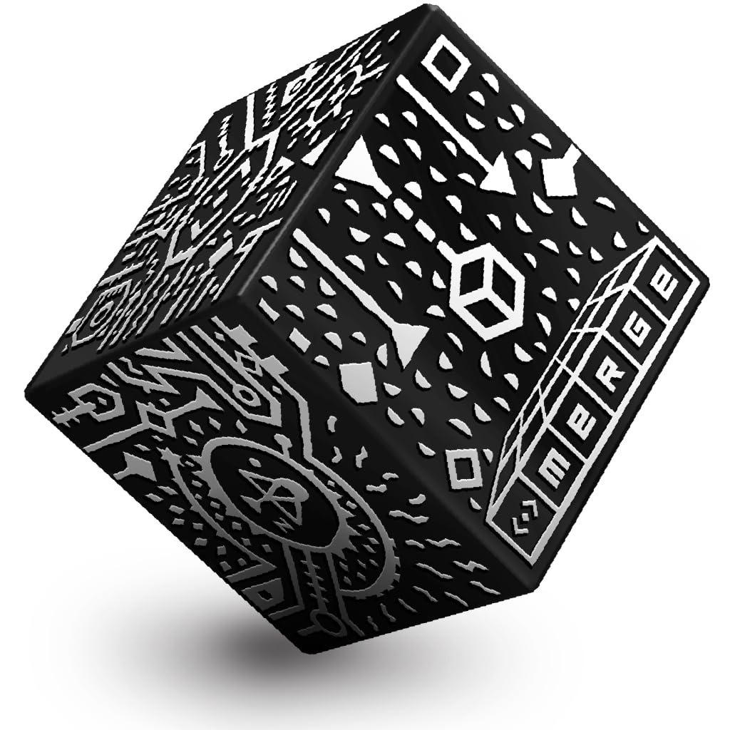 Merge Cube - Augmented & Virtual Reality Science & STEM Toy - Educational Tool - Hands-on Digital Teaching Aids - Science Simulations - Home School, Remote & in Classroom Learning - iOS & Android