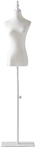 Tailors Dummy Mannequins Female Body Dress Form, Lady Mannequin, Straight Pinnable with Metal Base and Neck Cap, Sturdiness & Durability Dressform Mannequin