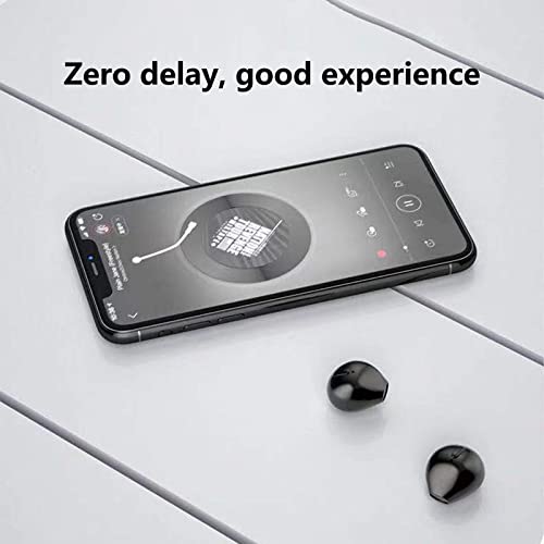 Peorpel Wireless Bluetooth Headphones Mini Earbuds with Lipstick Charging Case V 5.1 Lightweight CVC Intelligent Noise Reduction in-Ear Earphones with Microphone IPX5 Waterproof Headset for Sports
