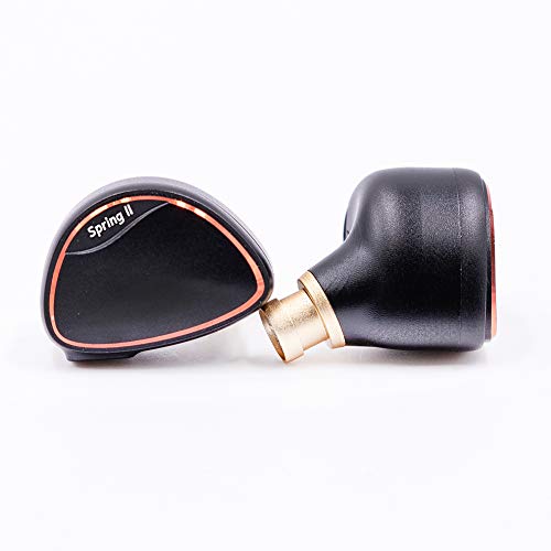 BQEYZ Spring2 HiFi in-Ear Monitor,IEM Equipped Advanced Hybrid Triple BA Dynamic Driver with Detachable Cable for Noise Isolation Audiophiles Musicians (Black)