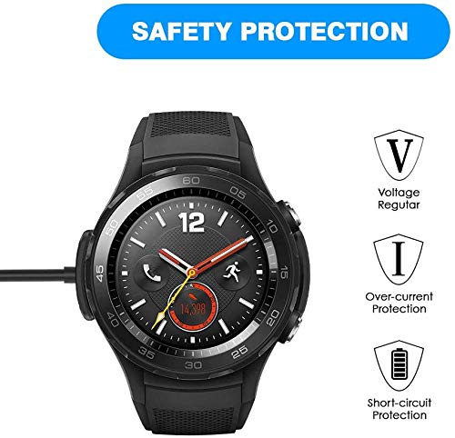 Fashioneey Compatible with Huawei Watch 2 Charger, Replacement USB Charging Cable Cord Dock Accessories Adapter for Huawei Watch 2 Pro Sport/Classic