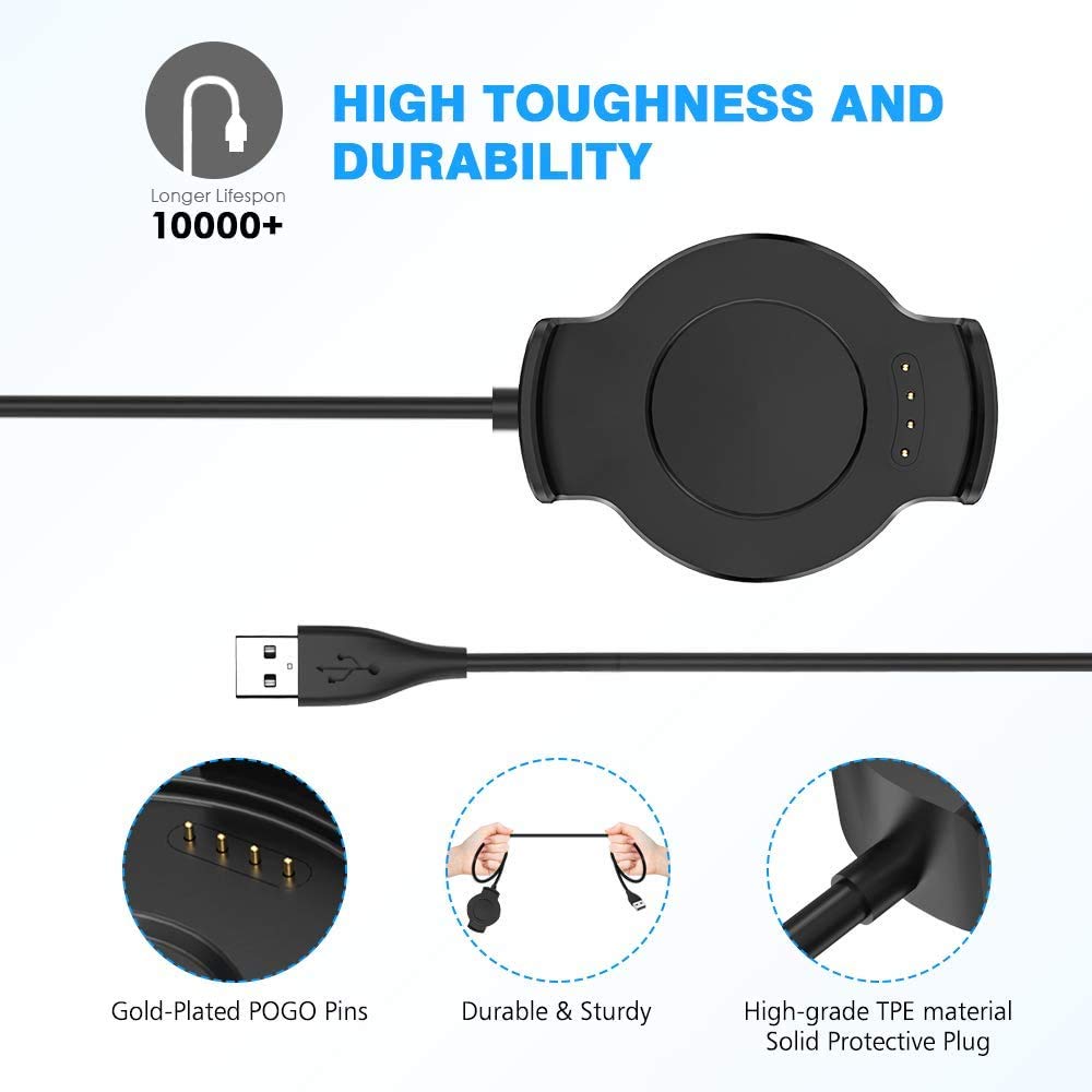 Fashioneey Compatible with Huawei Watch 2 Charger, Replacement USB Charging Cable Cord Dock Accessories Adapter for Huawei Watch 2 Pro Sport/Classic