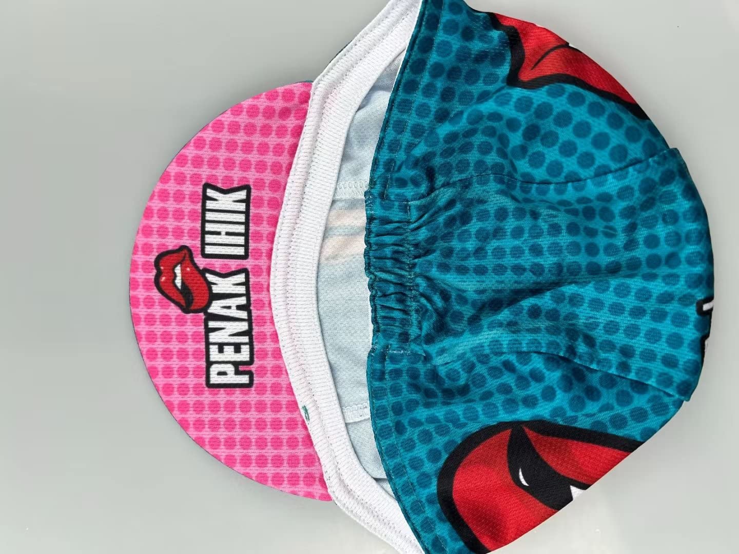Bikingbros Funny Cycling Cap - Polyester Cartoon Cycling Hat-Under Helmet - Cycling Helmet Liner Breathable&Sweat Uptake