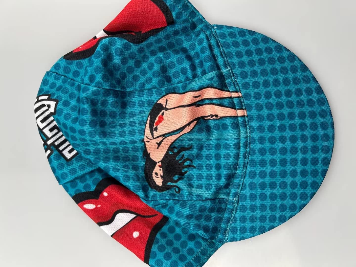 Bikingbros Funny Cycling Cap - Polyester Cartoon Cycling Hat-Under Helmet - Cycling Helmet Liner Breathable&Sweat Uptake