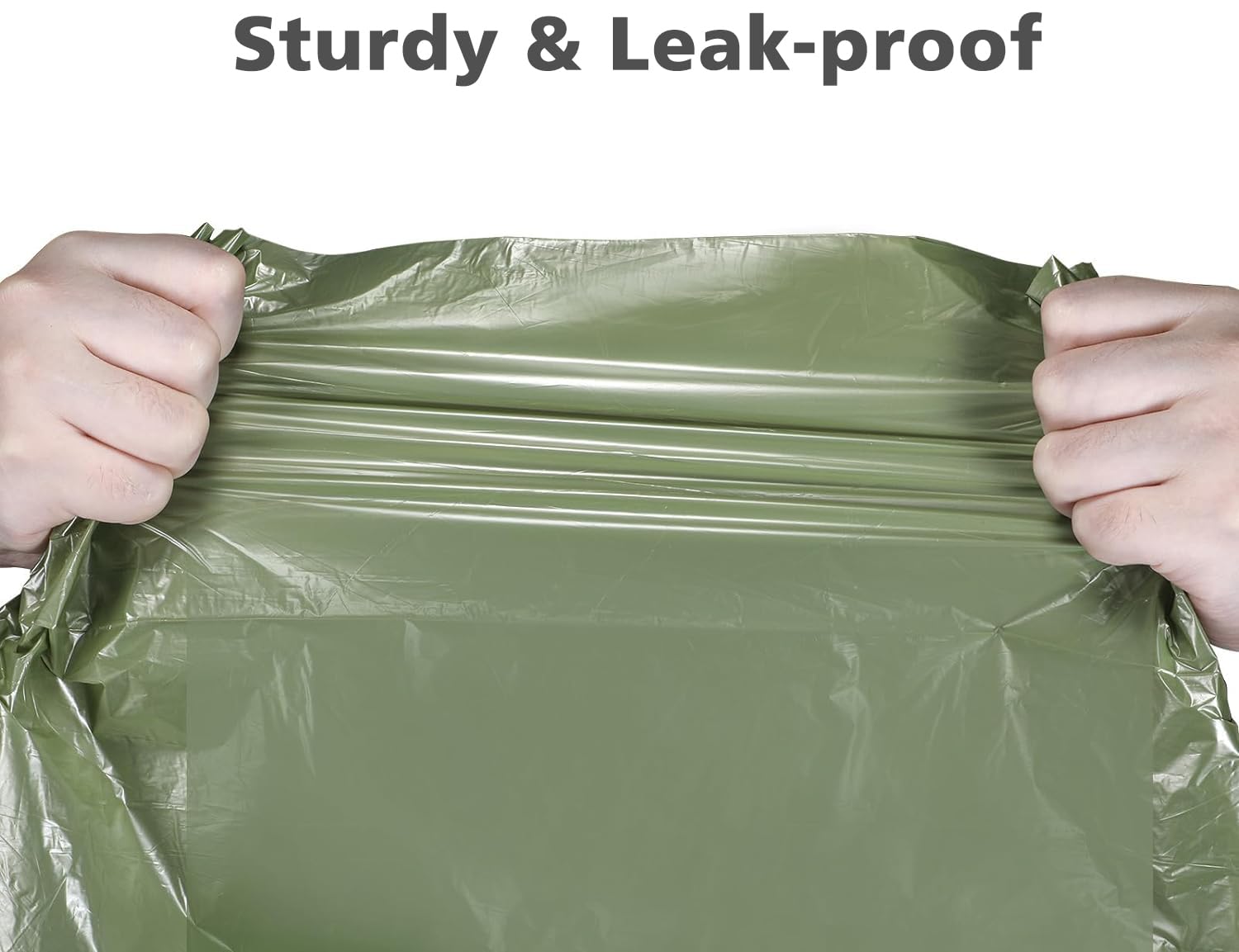 Small Trash Bags 125 Count, Zeuste No-Tearing 2.6-3 Gallon Trash Bag 70% PCR Content Drawstring Small Trash Bags Bathroom Trash Bags Separated Unscented 2 Gallon Trash Bag for Office, Kitchen, Pet