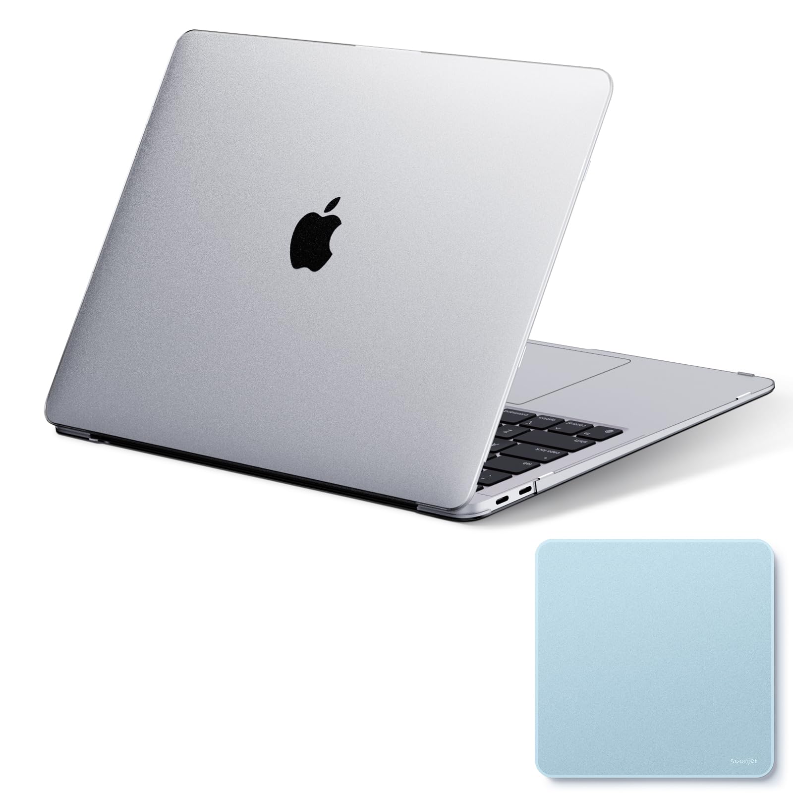 Soonjet Invisible Armor Compatible for MacBook Air 13 inch Case & Polishing Cloth