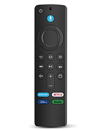Replacement Voice Remote L5B83G (3rd GEN) fit for Fire TV Stick (2nd Gen, 3rd Gen, Lite, 4K), Fire TV Cube (1st Gen & 2nd Gen), and Fire TV (3rd Gen, Pendant Design)
