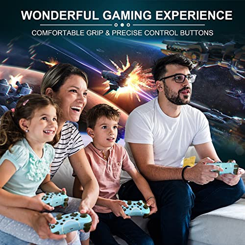 BRHE Wireless Switch Pro Controller,Nintendo Switch Controller with Programmable/Vibration/Turbo Compatibility with Nintendo Switch/Lite/OLED/Windows PC,Switch Remote Gamepad with 2 Thumb Caps