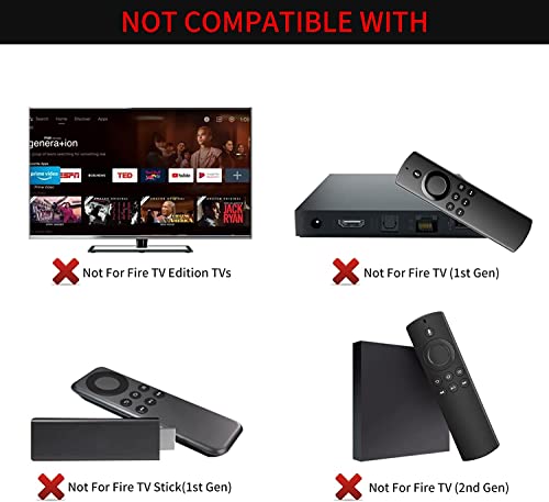 Replacement Voice Remote L5B83G (3rd GEN) fit for Fire TV Stick (2nd Gen, 3rd Gen, Lite, 4K), Fire TV Cube (1st Gen & 2nd Gen), and Fire TV (3rd Gen, Pendant Design)