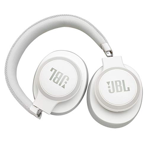 JBL Live 650 BT NC, Around-Ear Wireless Headphone with Noise Cancellation - White