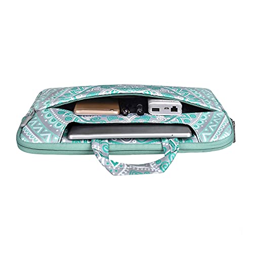 MOSISO Laptop Shoulder Bag Compatible with MacBook Air/Pro,13-13.3 inch Notebook,Compatible with MacBook Pro 14 inch 2023-2021 A2779 M2 A2442 M1, Carrying Briefcase Handbag Sleeve Mandala MO-MDL001