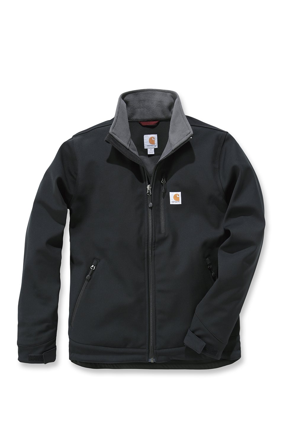 Carhartt Men's Rain Defender Relaxed Fit Heavyweight Softshell Jacket, Black, Medium