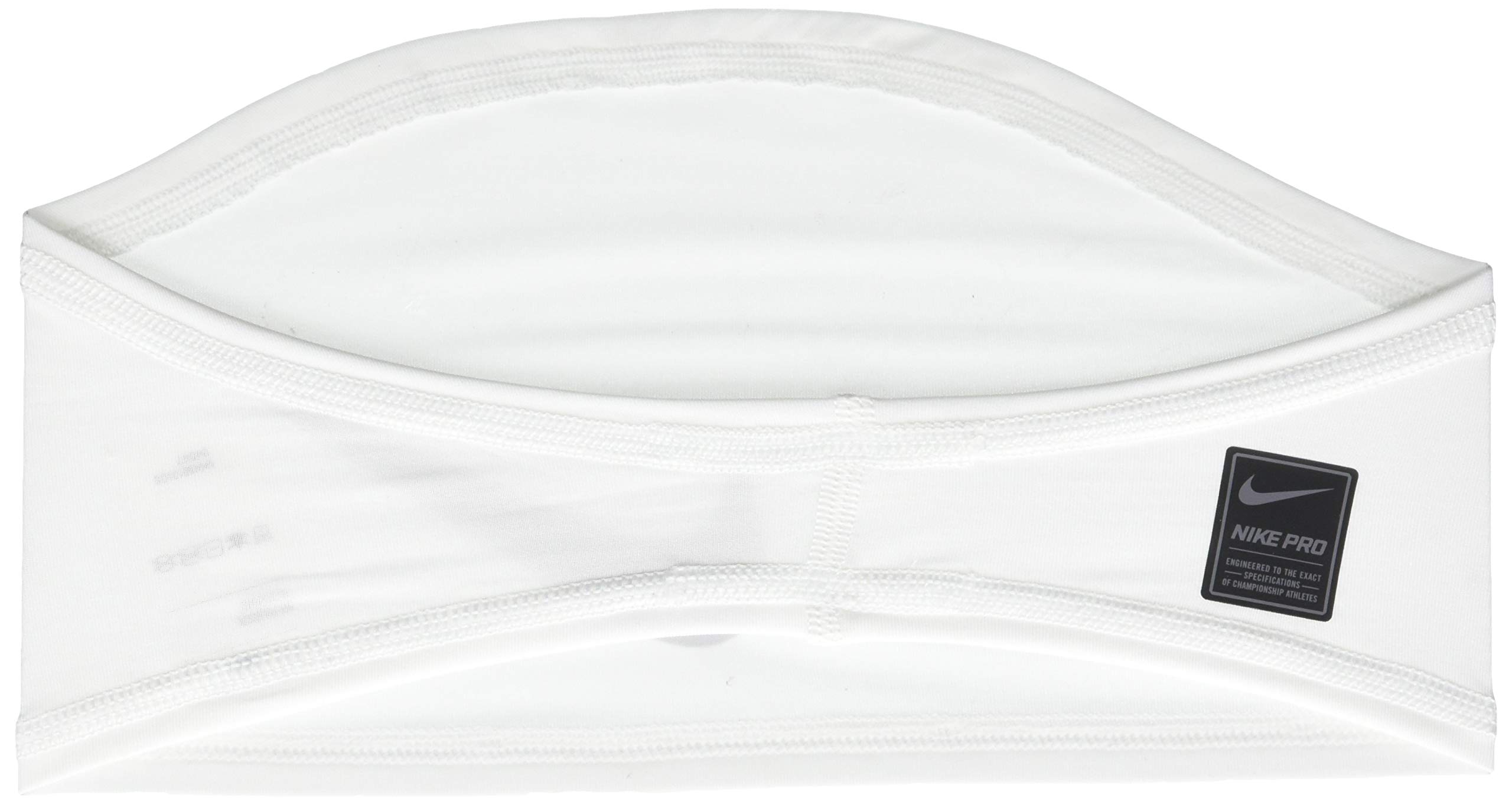 Nike Pro Dri-Fit Skull Wrap 4.0, White/Black, One Size Fits Most, One Size fits Most, Adult and Youth