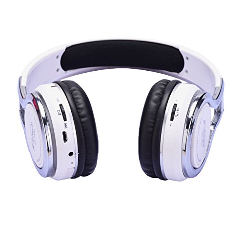 Contixo KB-2600 Kid Foldable Wireless Bluetooth Headphone White