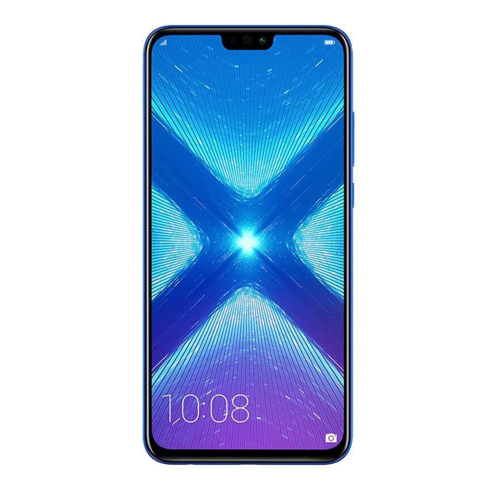 HUAWEI Honor 8X (64GB + 4GB RAM) 6.5" HD 4G LTE GSM Factory Unlocked Smartphone - International Version No Warranty JSN-L23 (Blue)