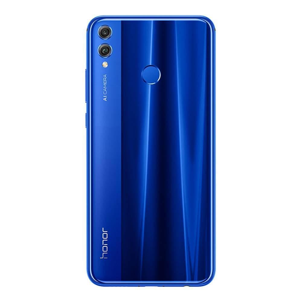 HUAWEI Honor 8X (64GB + 4GB RAM) 6.5" HD 4G LTE GSM Factory Unlocked Smartphone - International Version No Warranty JSN-L23 (Blue)