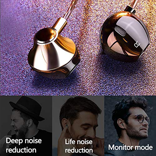 in-Ear Earbud Headphones with Mic,Wired Ear Buds High Resolution Earbuds Wired Noise Isolating Lightweight Earphones with Volume Control 3.5mm Jackwired Ear Buds (Black)